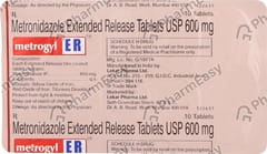 Metrogyl ER Tablet: Uses, Side-effects, Price, Dosage & More Info ...