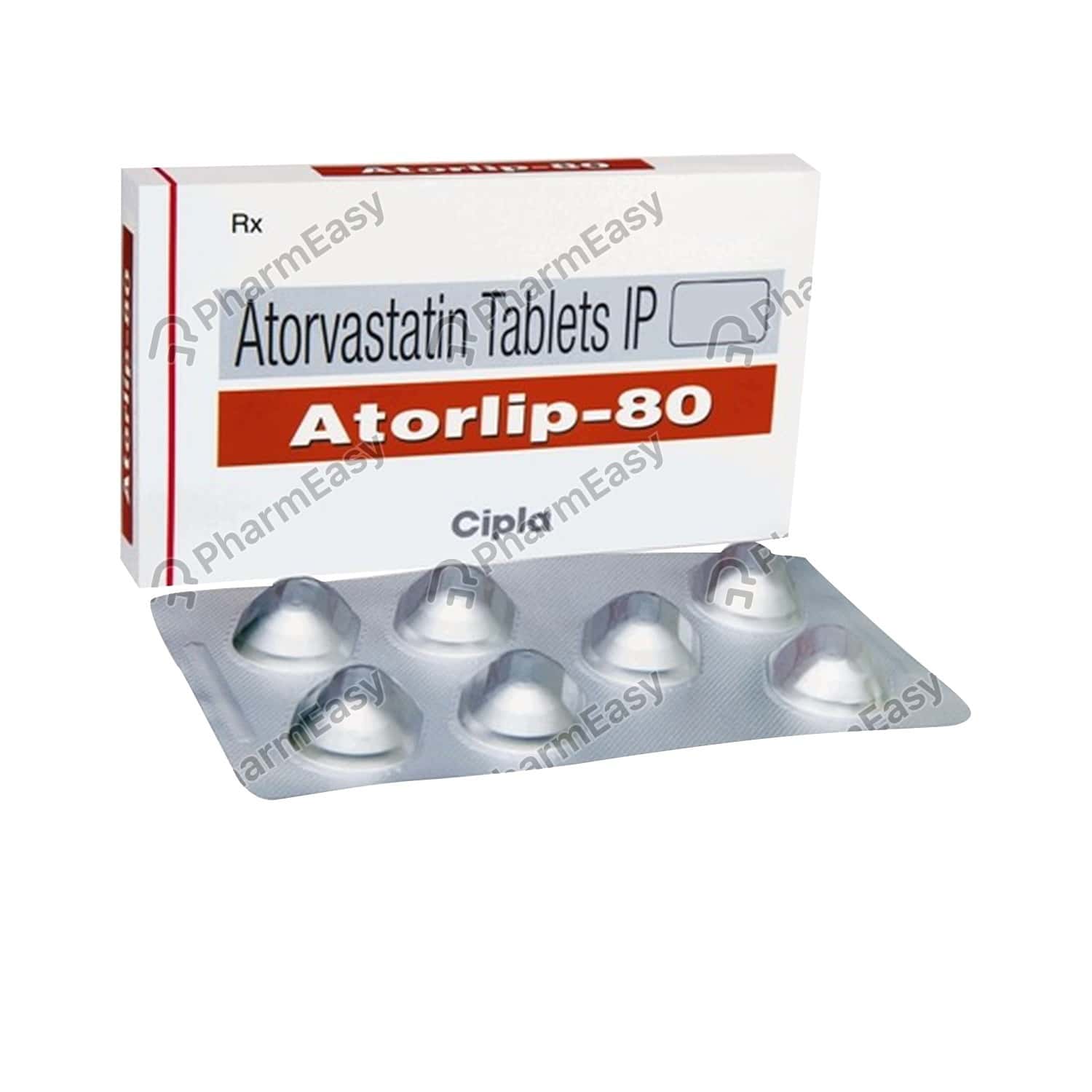 Atorlip 80 MG Tablet (10) - Uses, Side Effects, Dosage, Composition ...