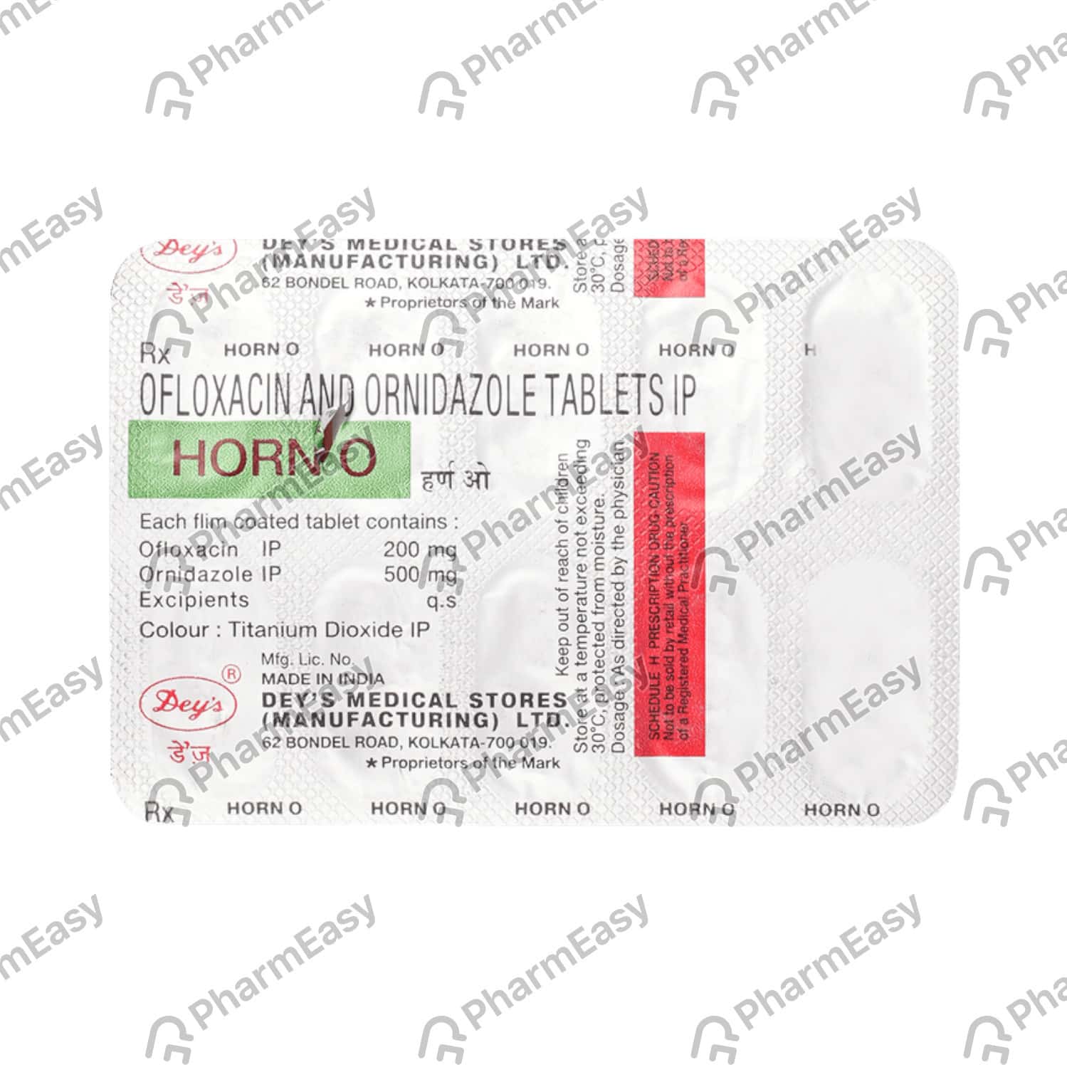 Horn O Strip Of 6 Tablets: Uses, Side Effects, Price & Dosage | PharmEasy