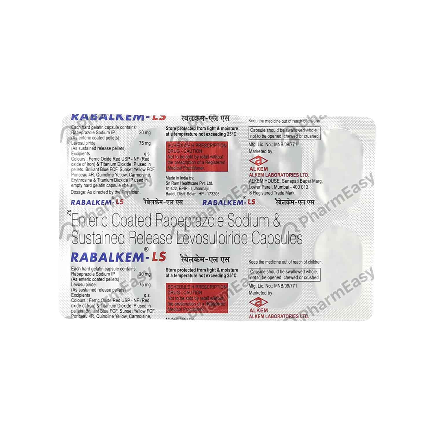 Rabalkem Ls Capsule - Uses, Side Effects, Dosage, Composition & Price ...