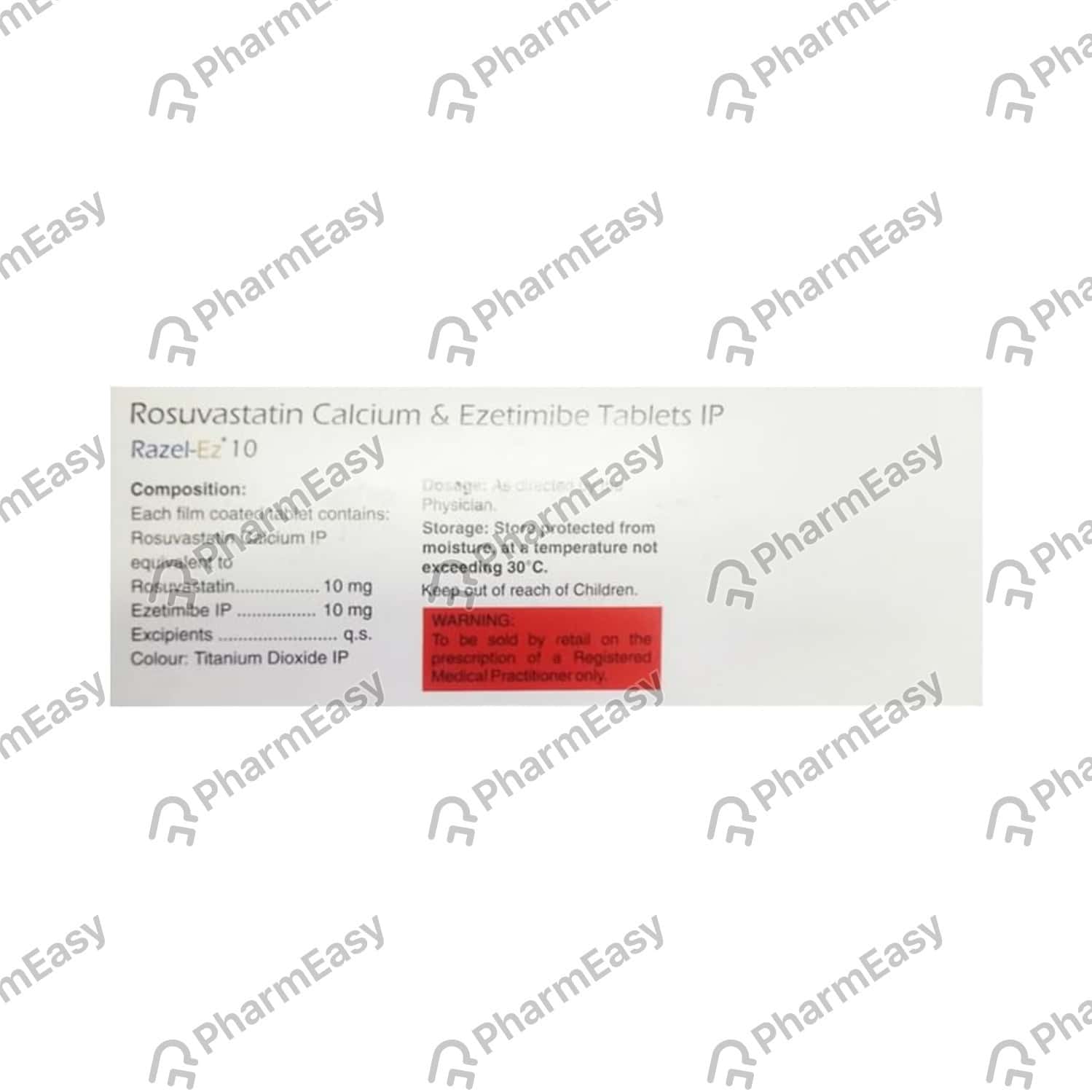 Razel Ez 10mg Strip Of 15 Tablets: Uses, Side Effects, Price & Dosage ...