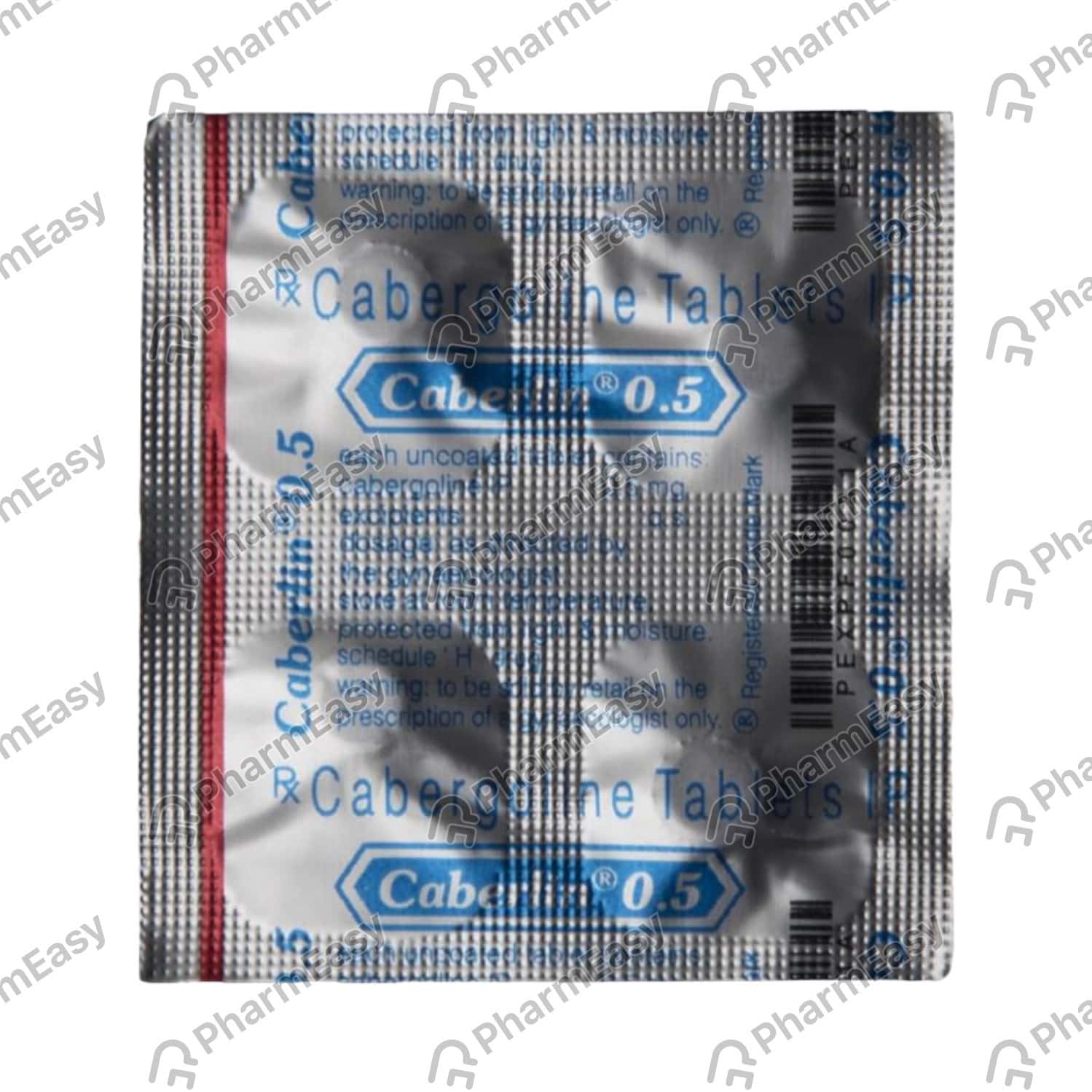 Buy Caberlin 0.5 MG Tablet (10) Online at Flat 15% OFF | PharmEasy