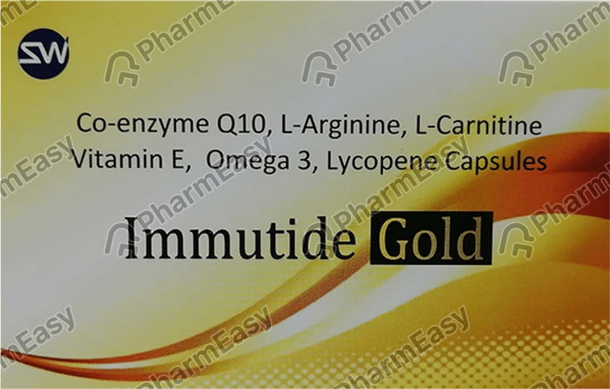 Buy Immutide Gold 0 MG Capsule (10) Online at Flat 15% OFF | PharmEasy