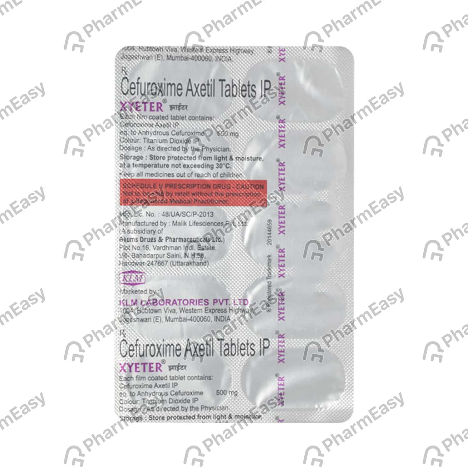 Xyeter 500 MG Tablet (10): Uses, Side Effects, Price & Dosage | PharmEasy
