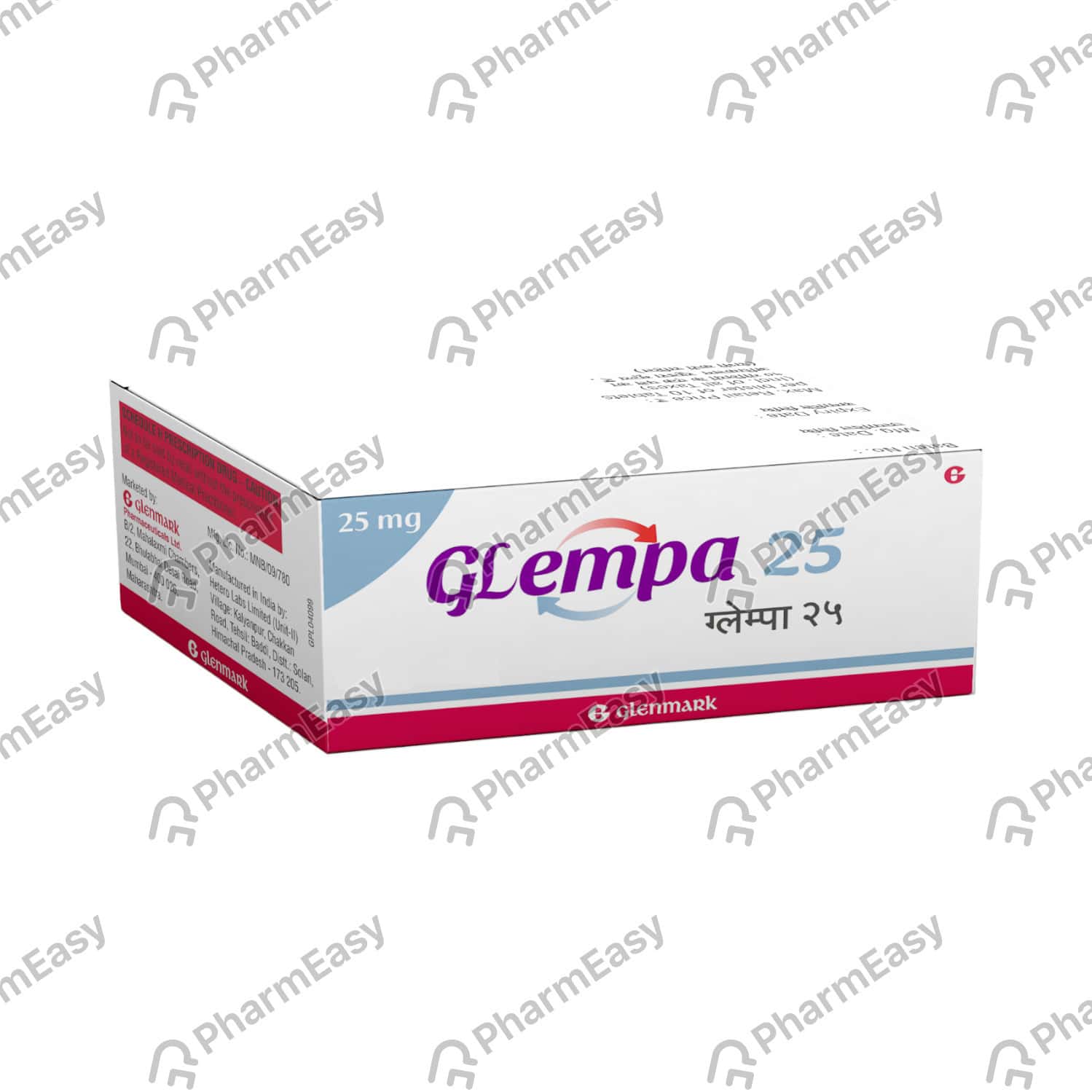 Glempa 25 MG Tablet (10): Uses, Side Effects, Price & Dosage | PharmEasy