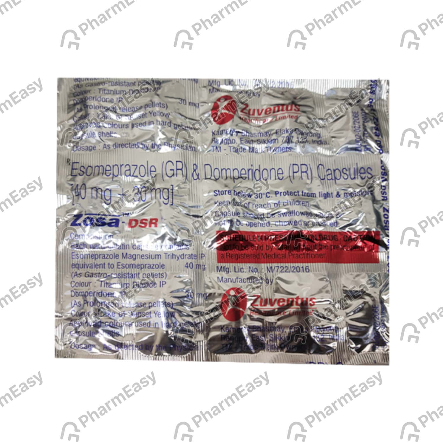 Buy Zosa Dsr Strip Of 15 Capsules Online at Flat 15% OFF | PharmEasy