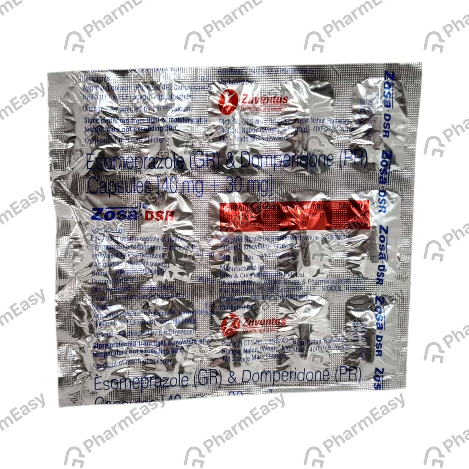 Zosa Dsr Strip Of 15 Capsules: Uses, Side Effects, Price & Dosage ...