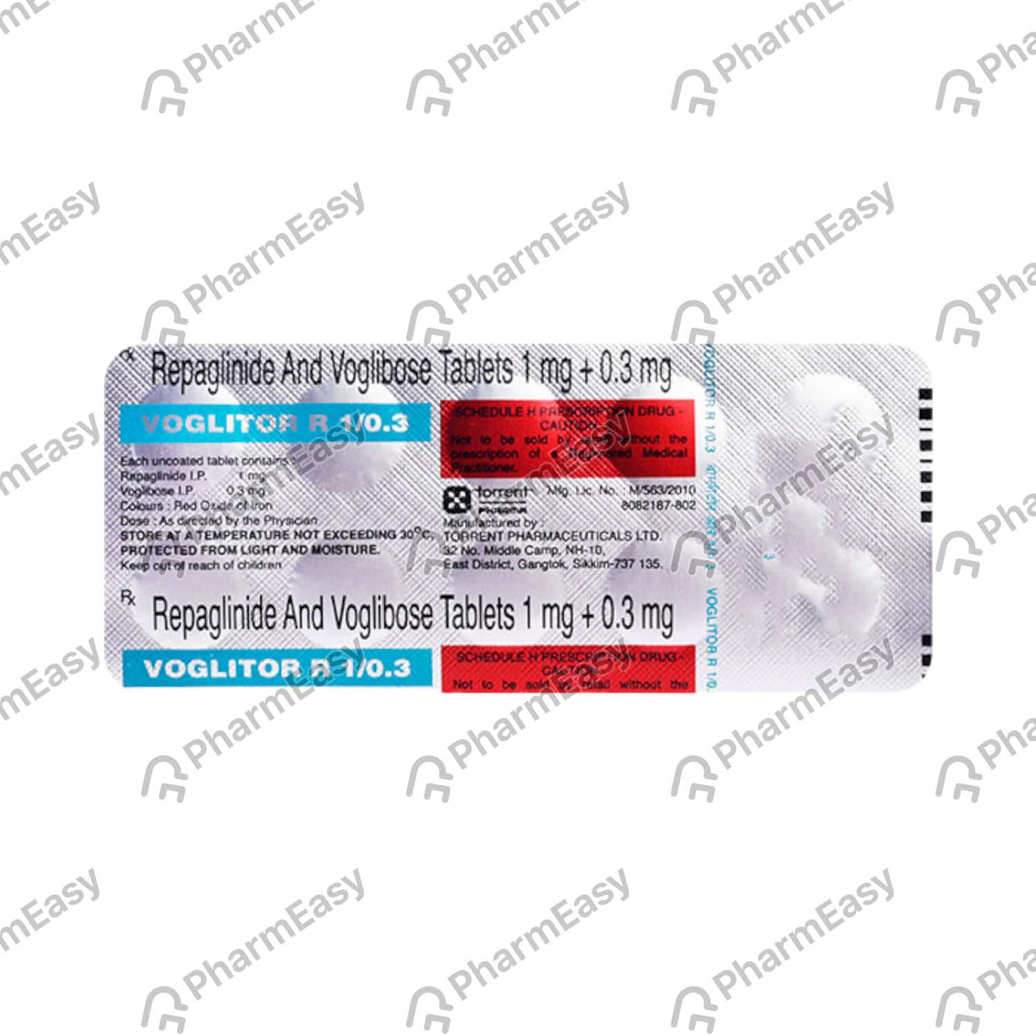Voglitor R 1/0.3 Strip Of 10 Tablets: Uses, Side Effects, Price ...