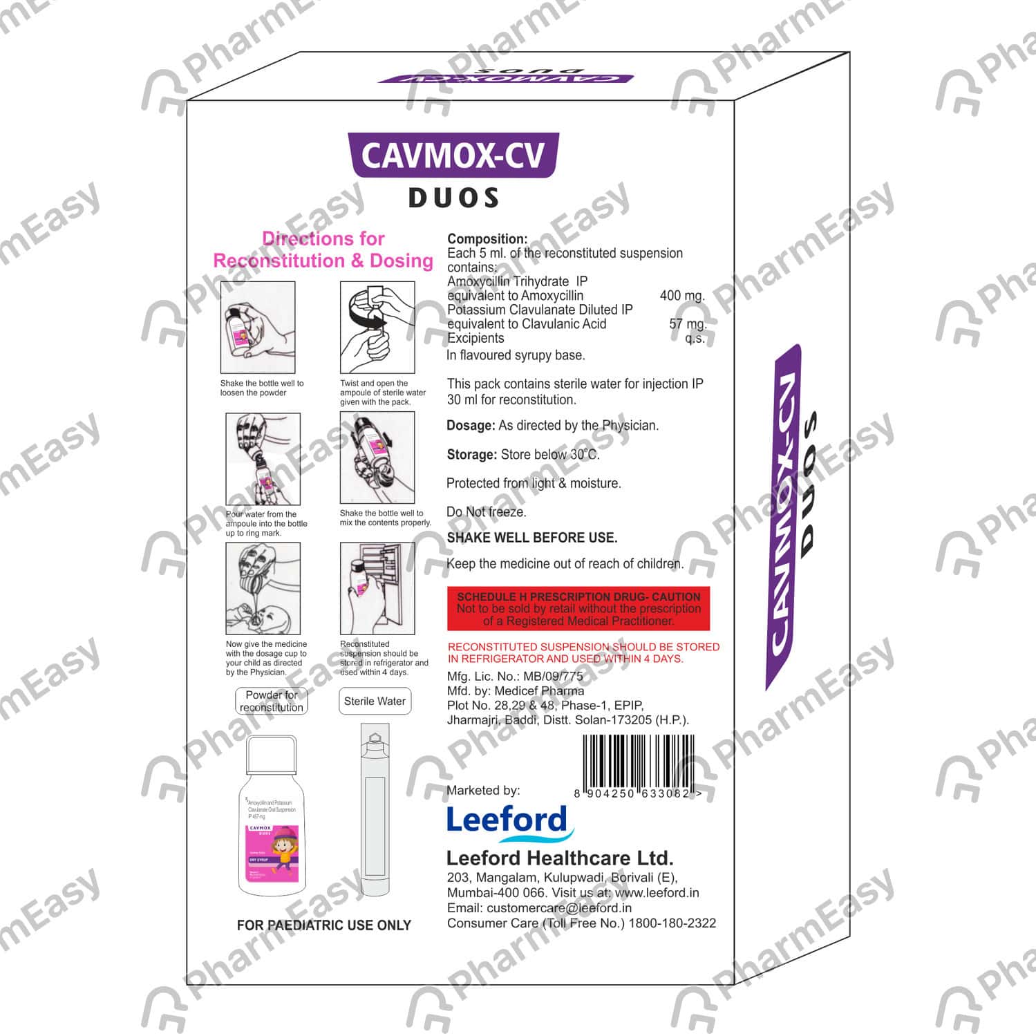 Buy Cavmox Cv Duos Banana And Mix Fruit Flavour Bottle Of 30ml Dry ...