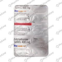 Nusam 400 MG Tablet (10): Uses, Side Effects, Price & Dosage | PharmEasy