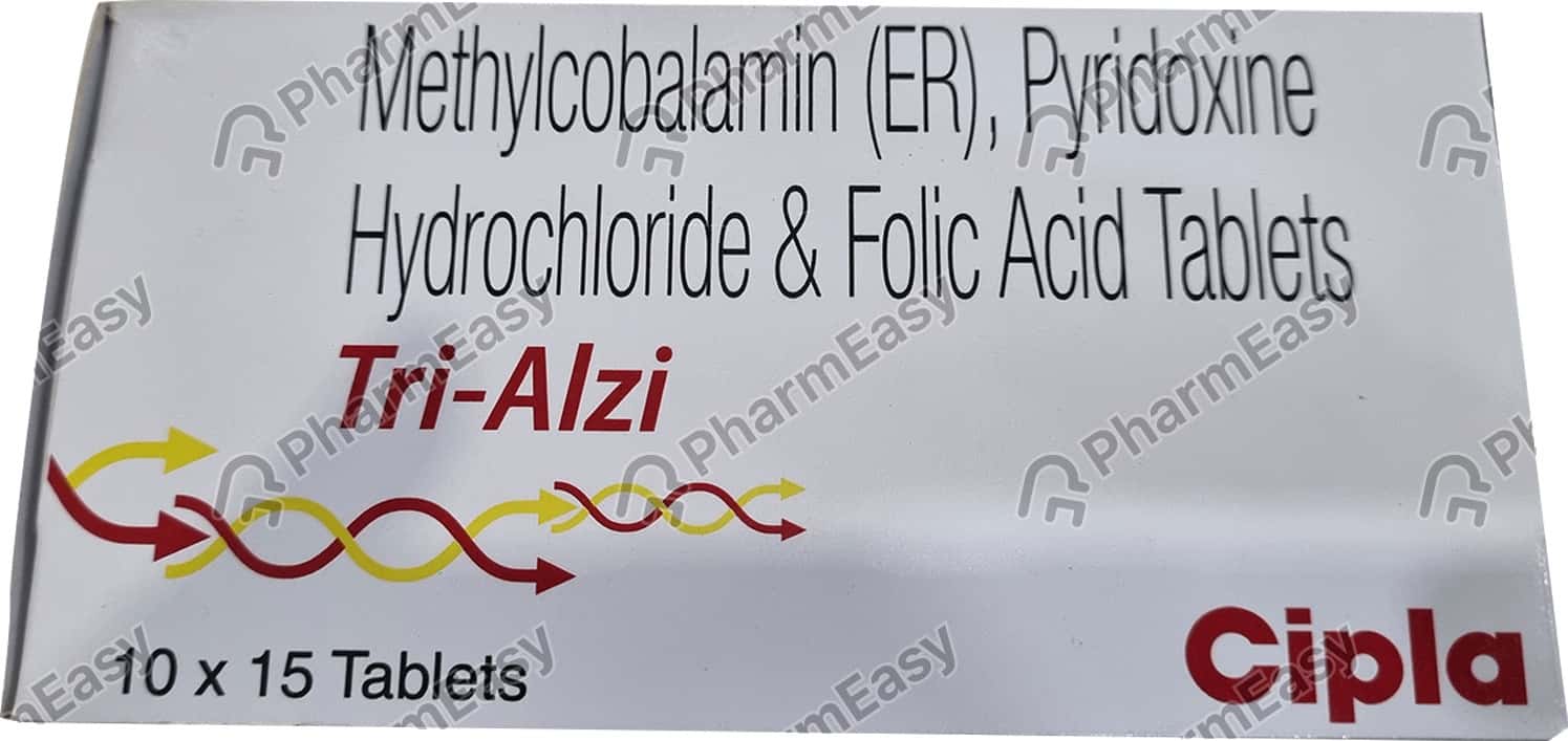 Tri Alzi Strip Of 15 Tablets: Uses, Side Effects, Price & Dosage ...