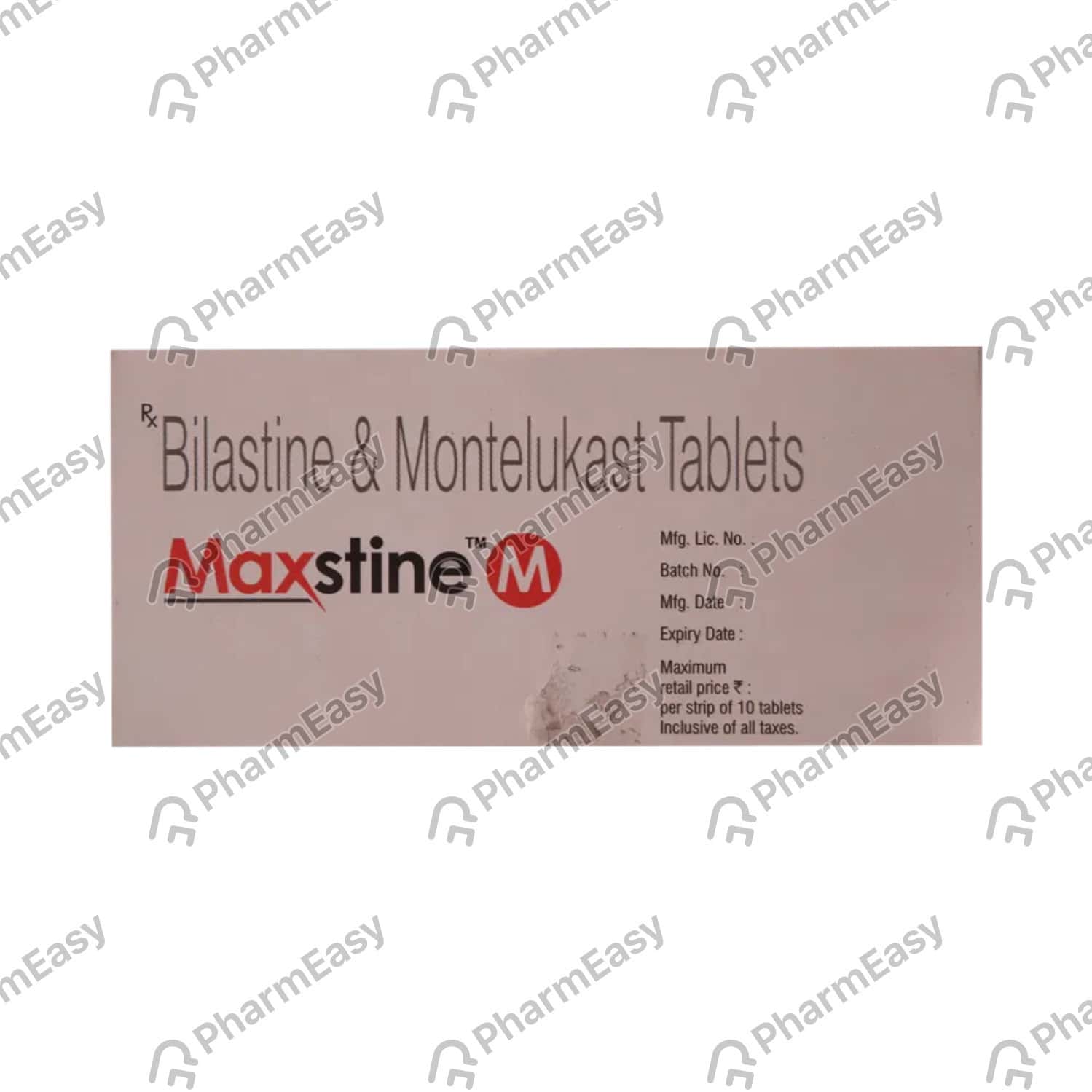 Maxstine M Strip Of 10 Tablets: Uses, Side Effects, Price & Dosage ...