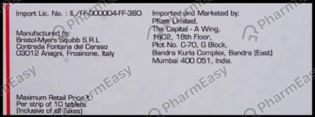 Eliquis 2.5 MG Tablet (14): Uses, Side Effects, Price & Dosage | PharmEasy
