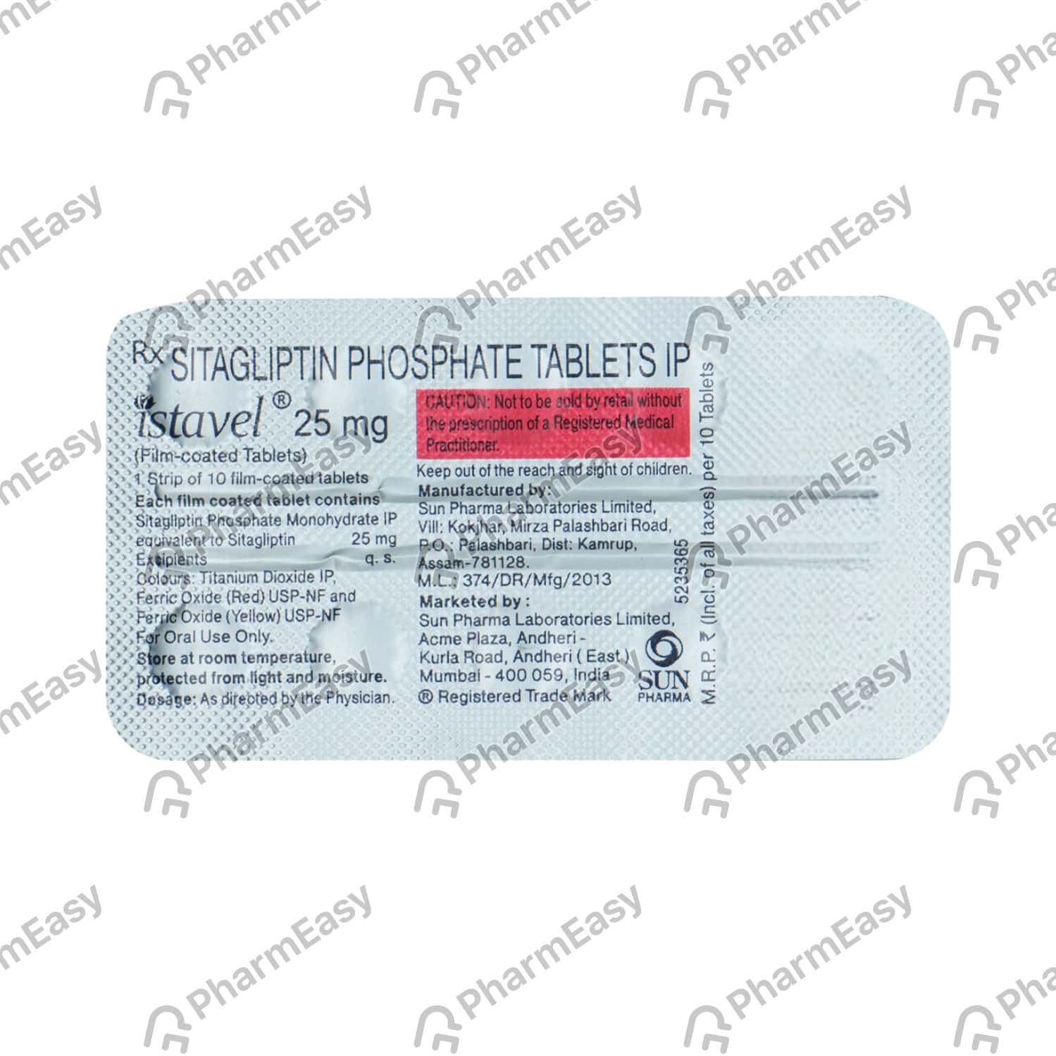 Istavel 25 MG Tablet (10): Uses, Side Effects, Price & Dosage | PharmEasy