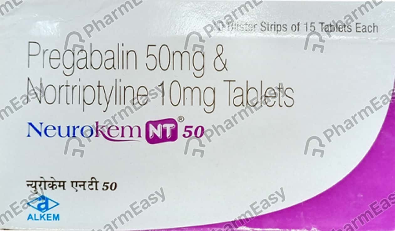 Neurokem NT 50 Tablet: Uses, Side-effects, Price, Dosage & More Info - PharmEasy