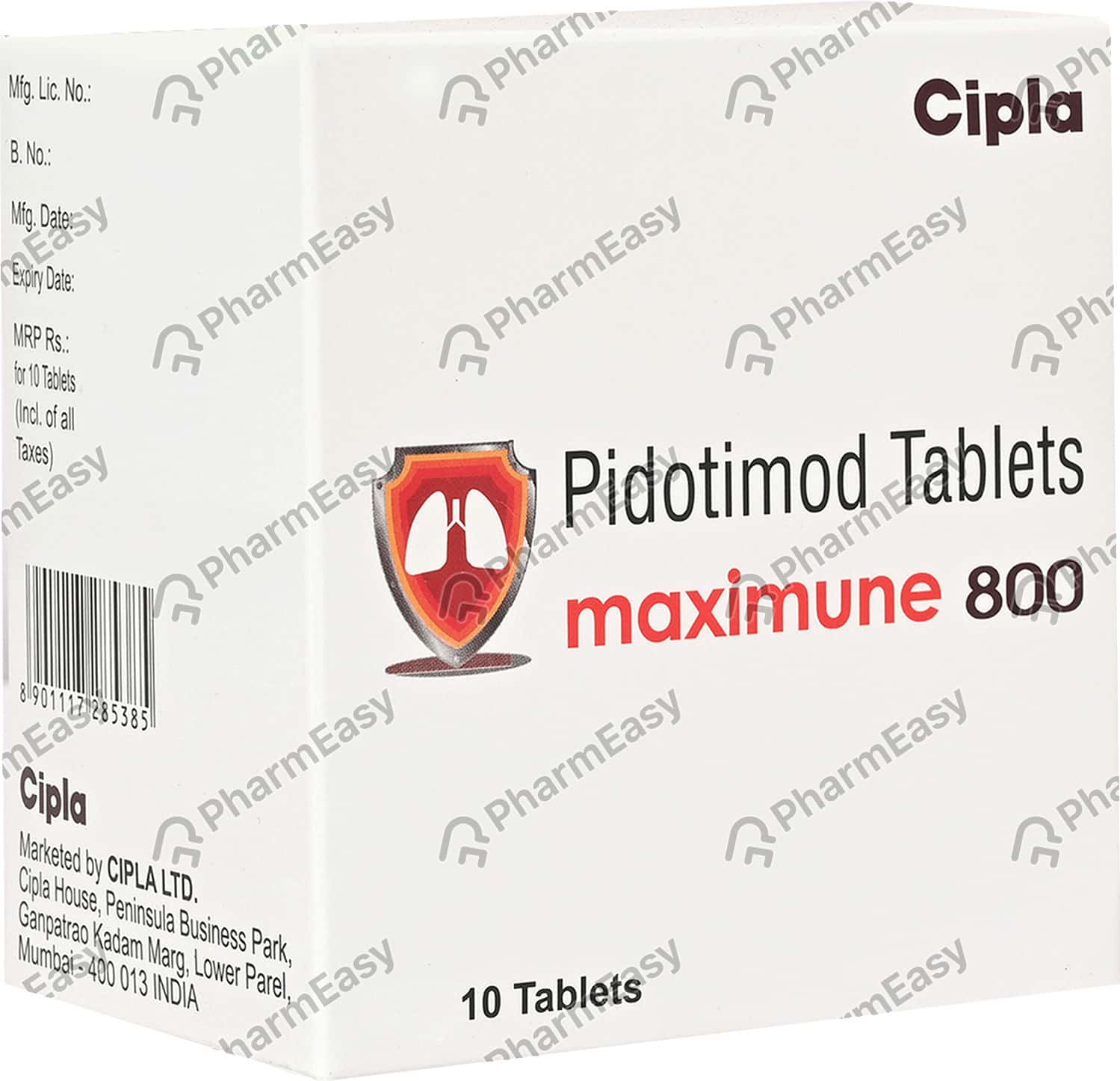 Buy Maximune 800 MG Tablet (10) Online at Flat 15% OFF | PharmEasy