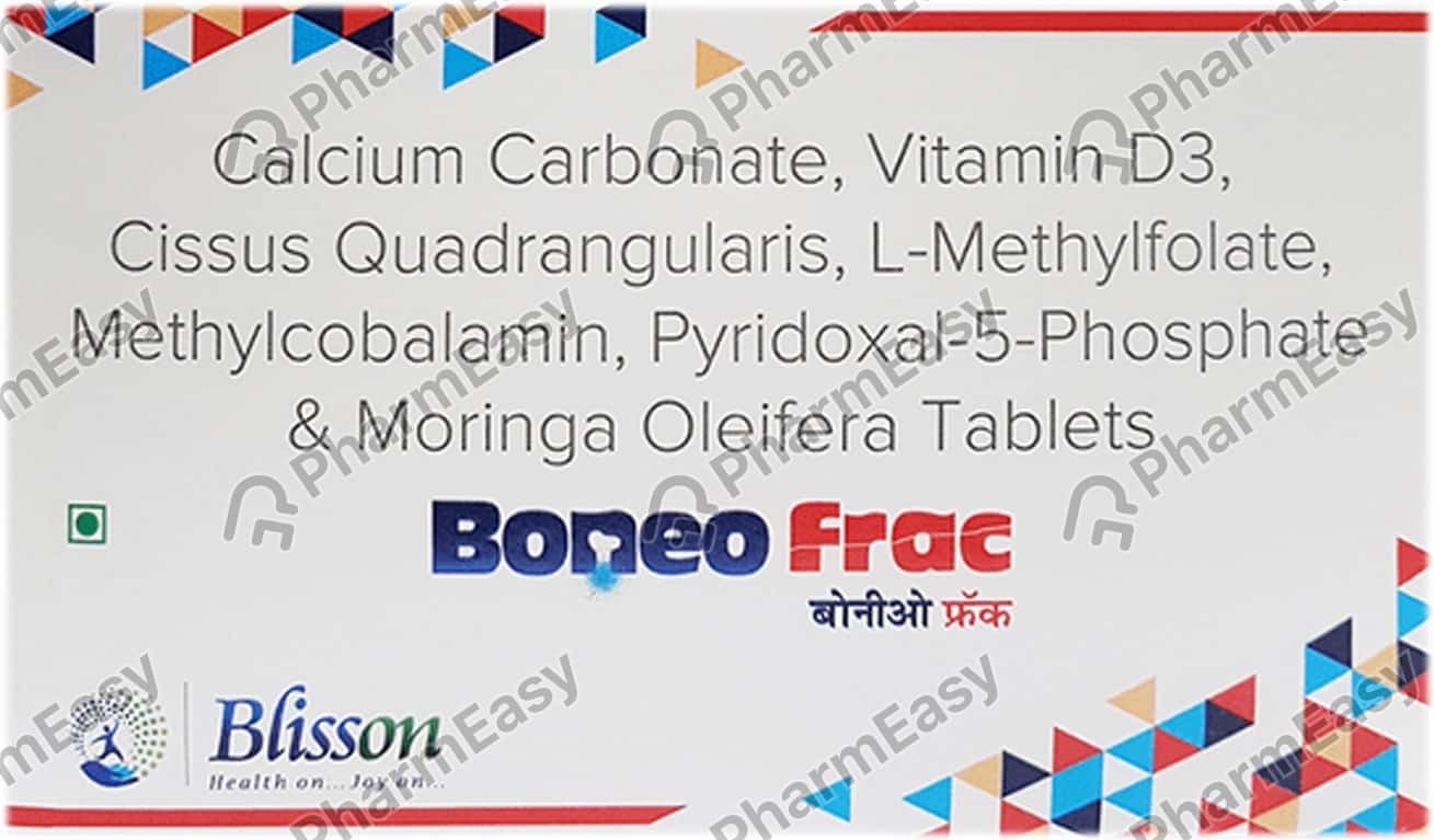 Buy Boneo Frac Strip Of 10 Tablets Online at Flat 15% OFF | PharmEasy