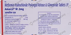 Amaryl M 2mg Tablet: Uses, Side-effects, Price, Dosage & More Info ...