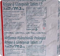 Amaryl M 2mg Tablet: Uses, Side-effects, Price, Dosage & More Info ...