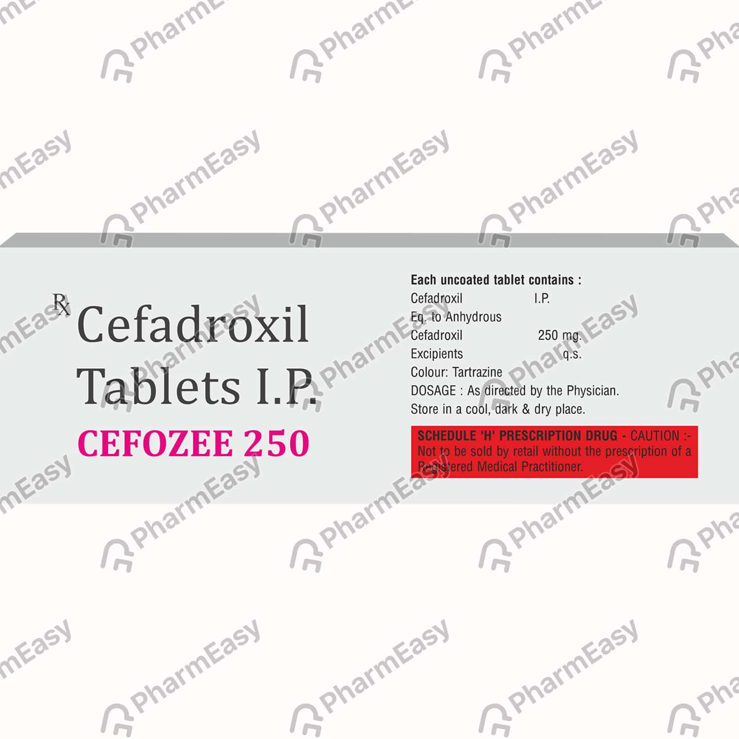 Buy Cefozee 250 MG Tablet (10) Online at Flat 15% OFF | PharmEasy