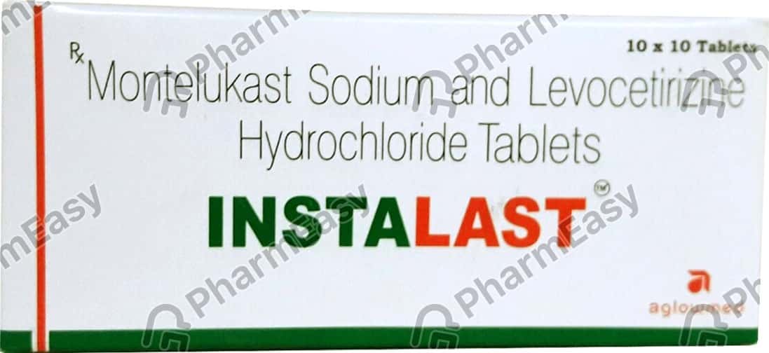 Instalast Strip Of 10 Tablets: Uses, Side Effects, Price & Dosage ...