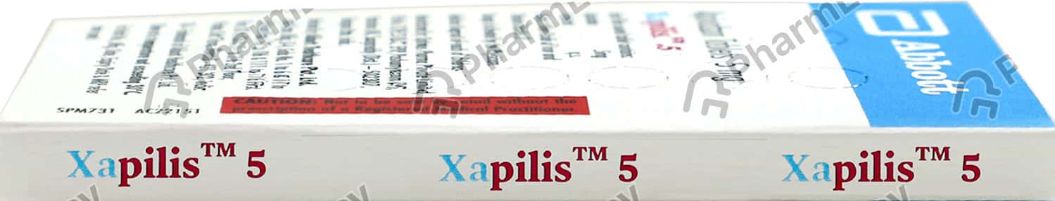 Buy Xapilis 5 MG Tablet (14) Online at Flat 15% OFF | PharmEasy