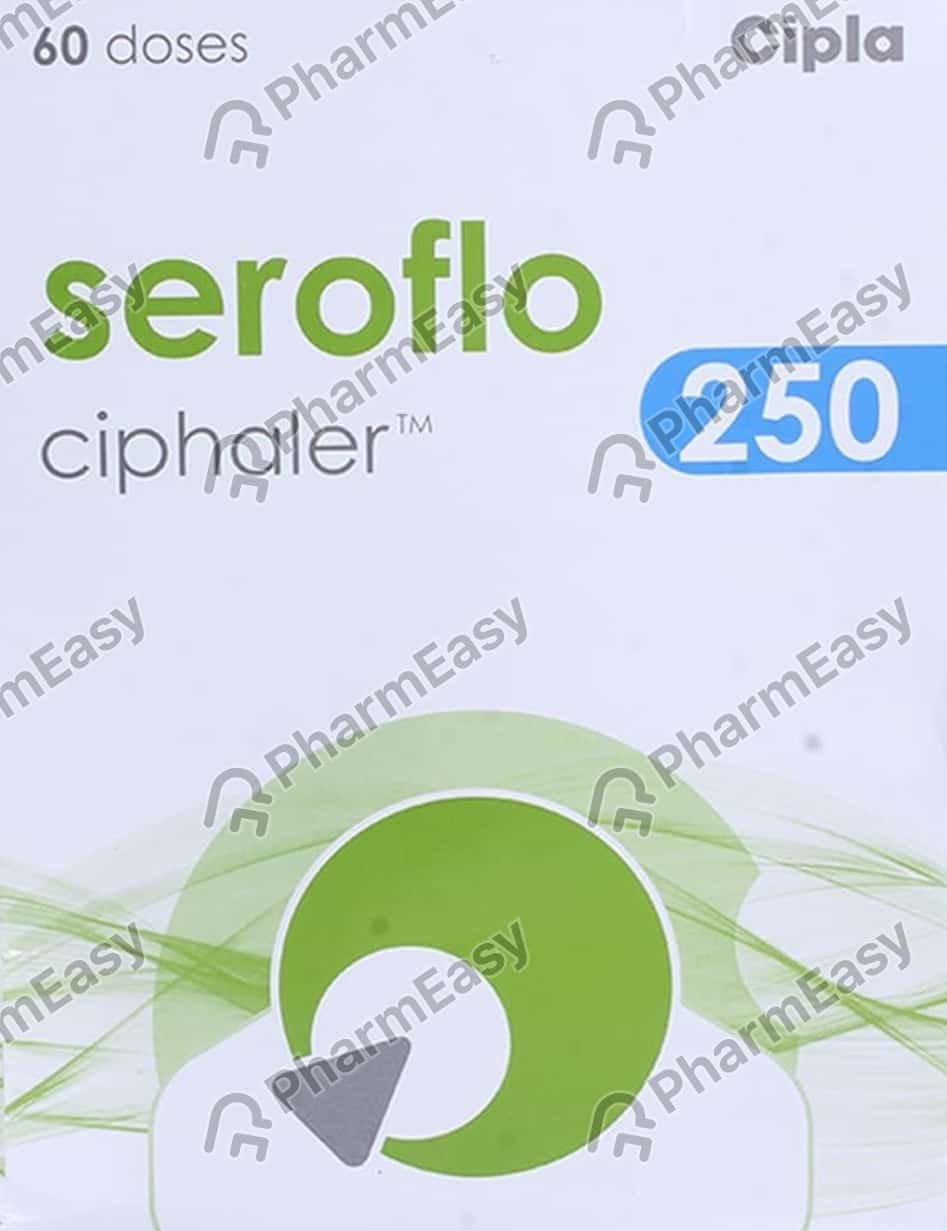 Buy Seroflo 250mcg Box Of 60md Ciphaler Online at Flat 15% OFF | PharmEasy