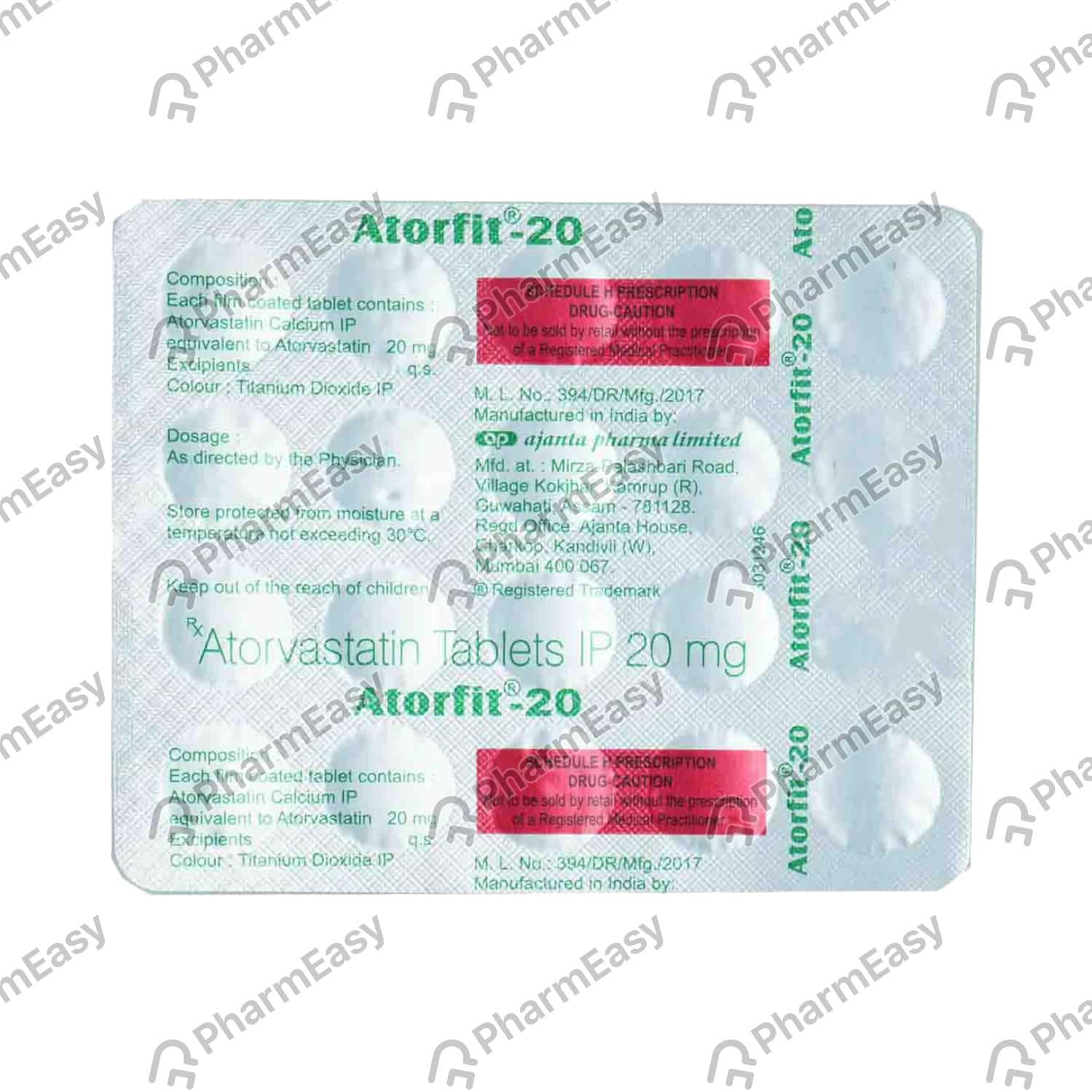 Atorfit 20 MG Tablet (20): Uses, Side Effects, Price & Dosage | PharmEasy