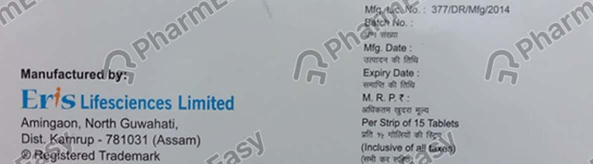 Eritel Ch 6.25mg Strip Of 15 Tablets: Uses, Side Effects, Price ...