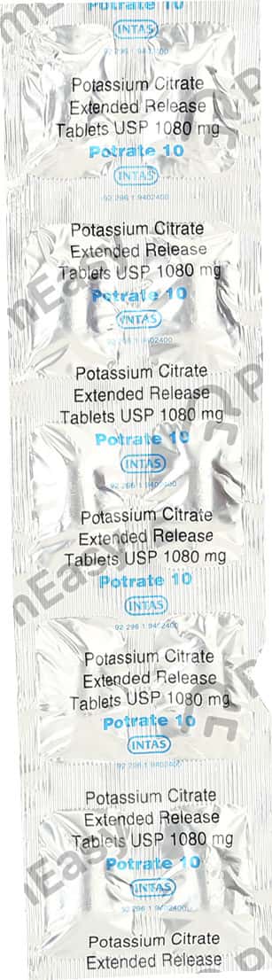 Buy Potrate 1080 MG Tablet (10) Online at Flat 15% OFF | PharmEasy
