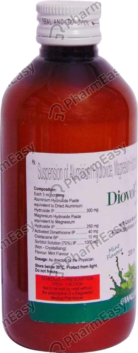 Buy Diovol La Mint Flavour Sugar Free Bottle Of 200ml Solution Online ...