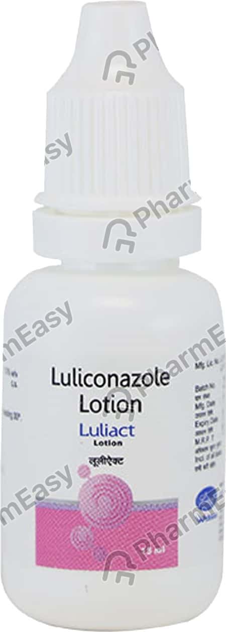 Luliact 1 %W/V Lotion (15): Uses, Side Effects, Price & Dosage | PharmEasy