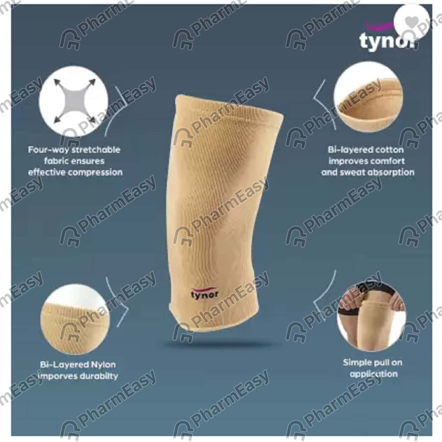 Buy KNEE CAP MEDIUM D04 - 1 NUMBERS Online & Get Upto 60% OFF at PharmEasy
