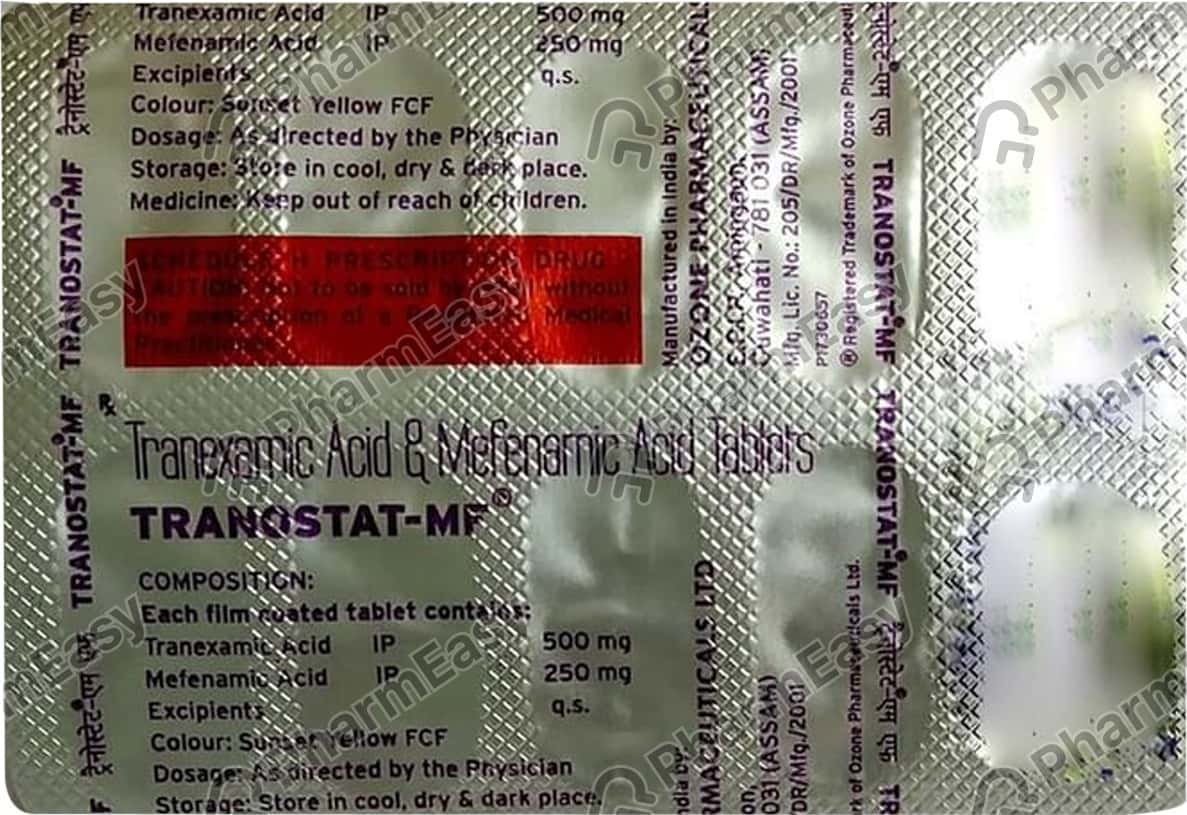 Tranostat Mf Strip Of 10 Tablets: Uses, Side Effects, Price & Dosage ...