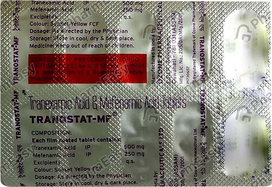Tranostat Mf Strip Of 10 Tablets: Uses, Side Effects, Price & Dosage ...