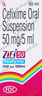 Zifi 50 MG/5ML Suspension (60): Uses, Side Effects, Price & Dosage ...