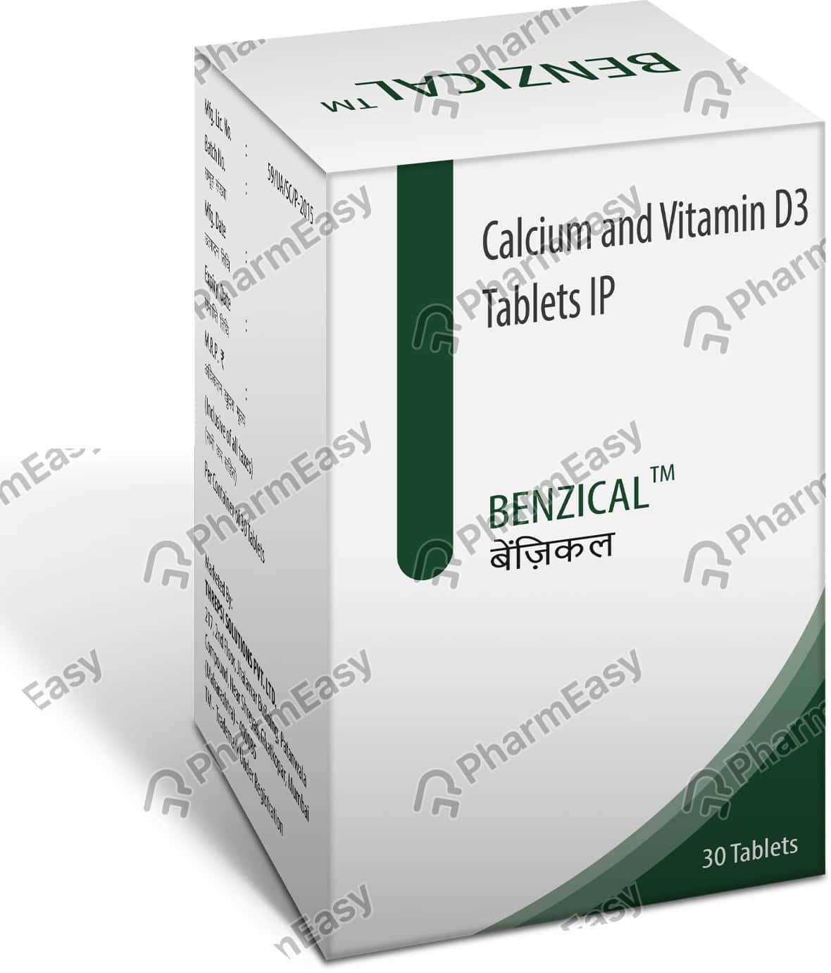 Benzical Bottle Of 30 Tablets: Uses, Side Effects, Price & Dosage ...
