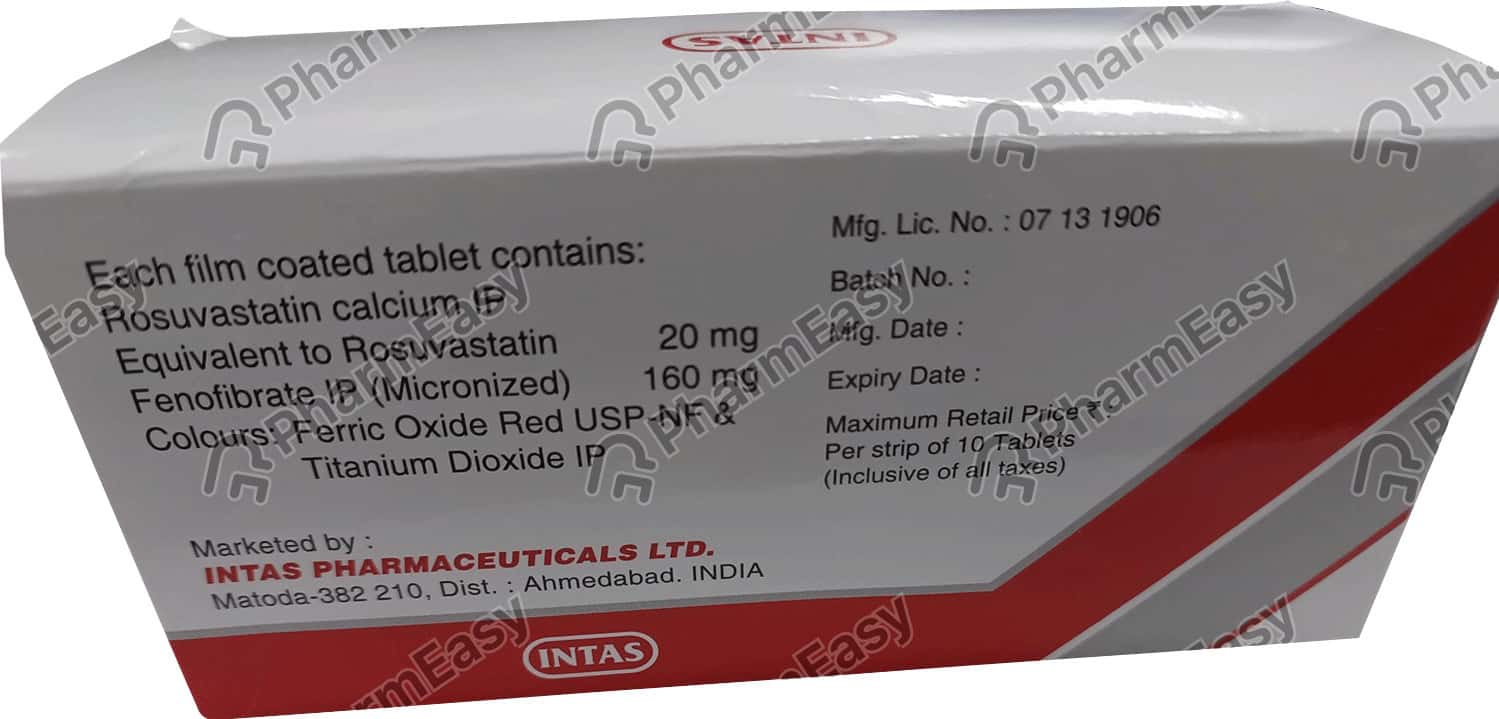 Buy Lipitas F 20mg Strip Of 10 Tablets Online at Flat 15% OFF | PharmEasy