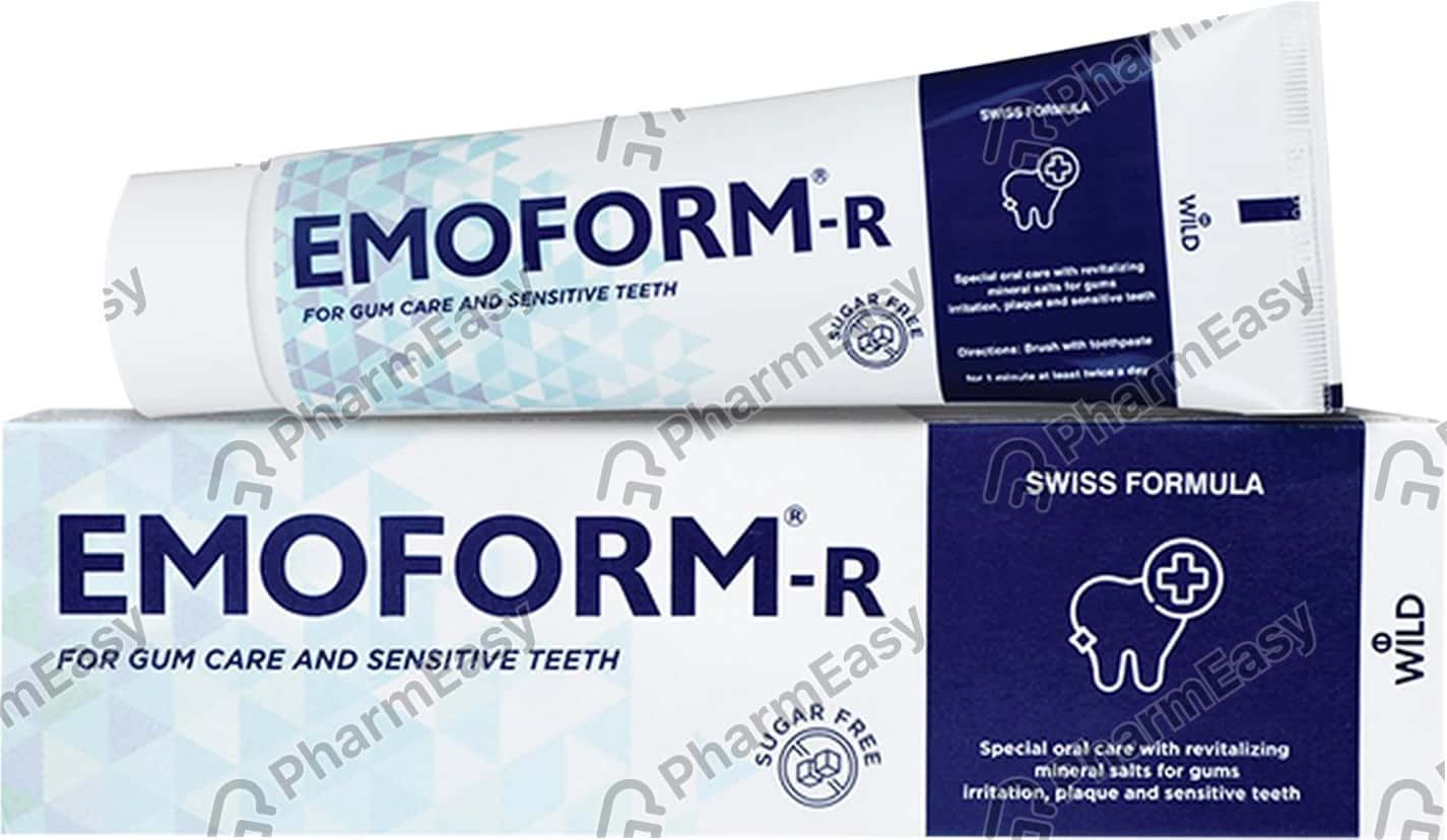 Buy EMOFORM R SUGAR FREE TUBE OF 150GM TOOTHPASTE Online & Get Upto 60% ...