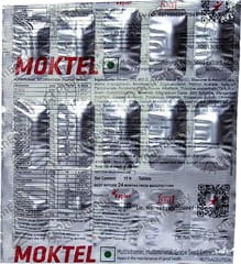 Moktel Strip Of 15 Tablets: Uses, Side Effects, Price & Dosage | PharmEasy