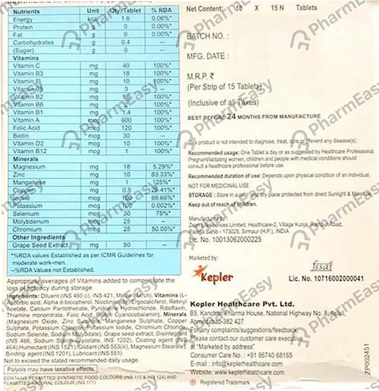 Moktel Strip Of 15 Tablets: Uses, Side Effects, Price & Dosage | PharmEasy