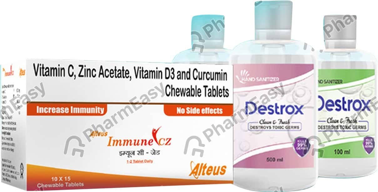 Immune Cz Strip Of 15 Chewable Tablets: Uses, Side Effects, Price ...