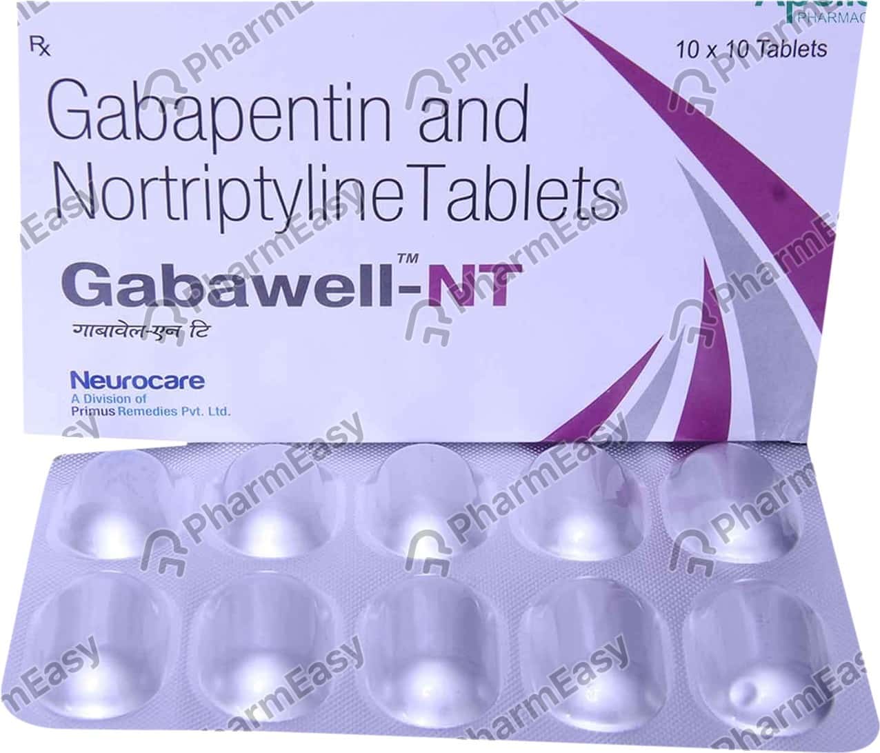 Gabawell Nt 400/10mg Strip Of 10 Tablets: Uses, Side Effects, Price ...
