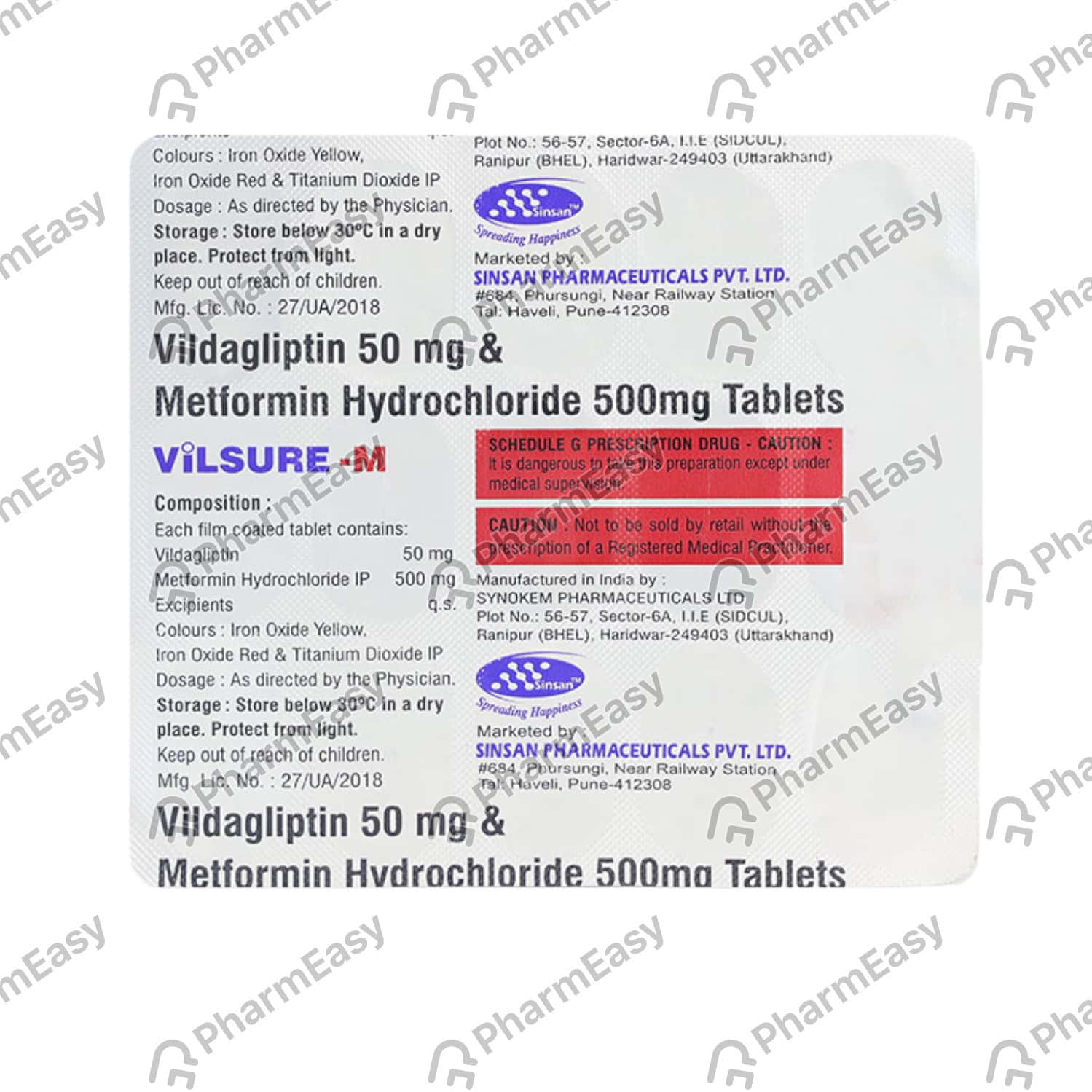 Vilsure M Strip Of 15 Tablets: Uses, Side Effects, Price & Dosage ...