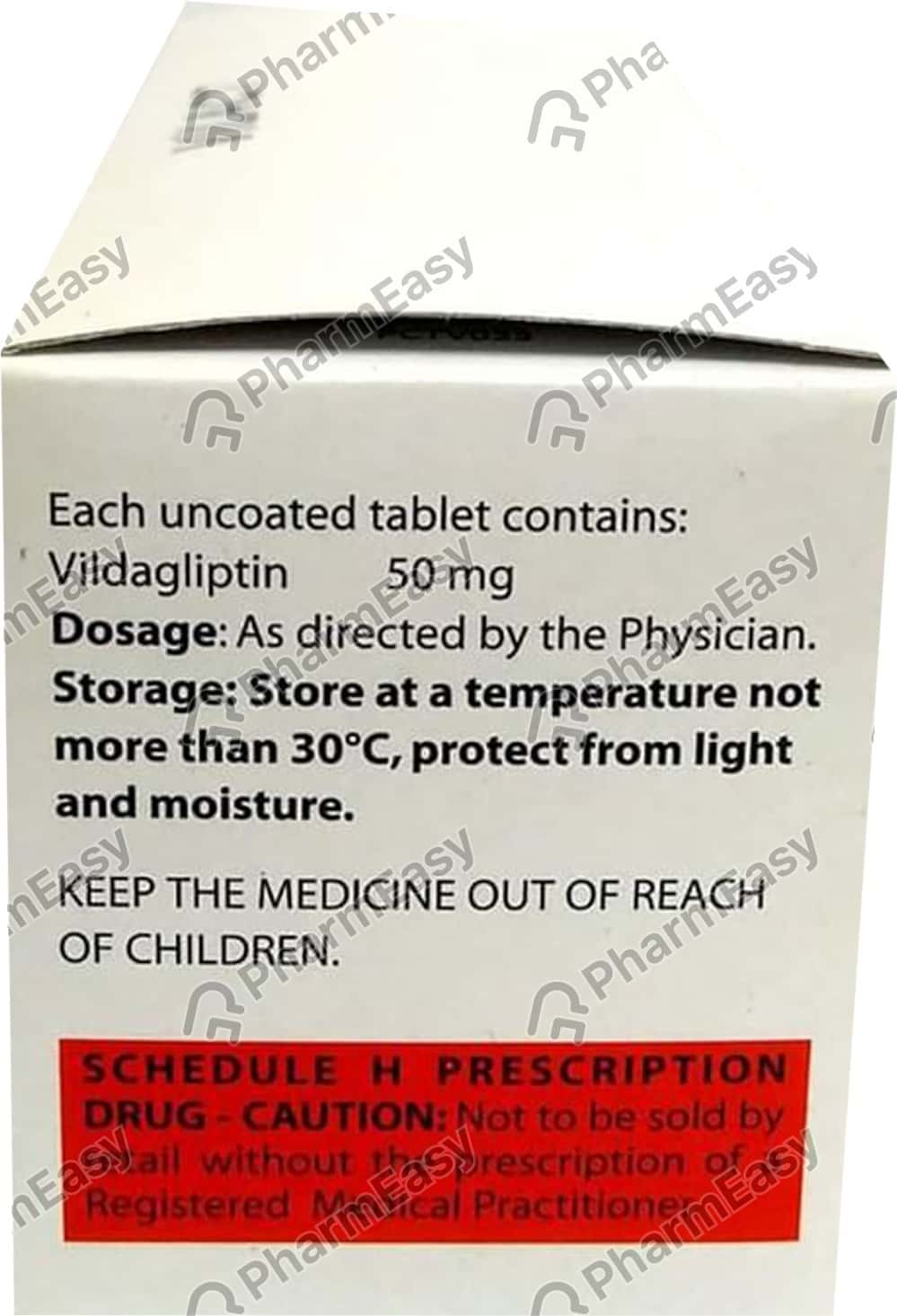 Vilact 50 MG Tablet (10): Uses, Side Effects, Price & Dosage | PharmEasy