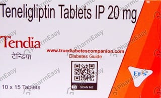 Tendia 20 MG Tablet (15): Uses, Side Effects, Price & Dosage | PharmEasy
