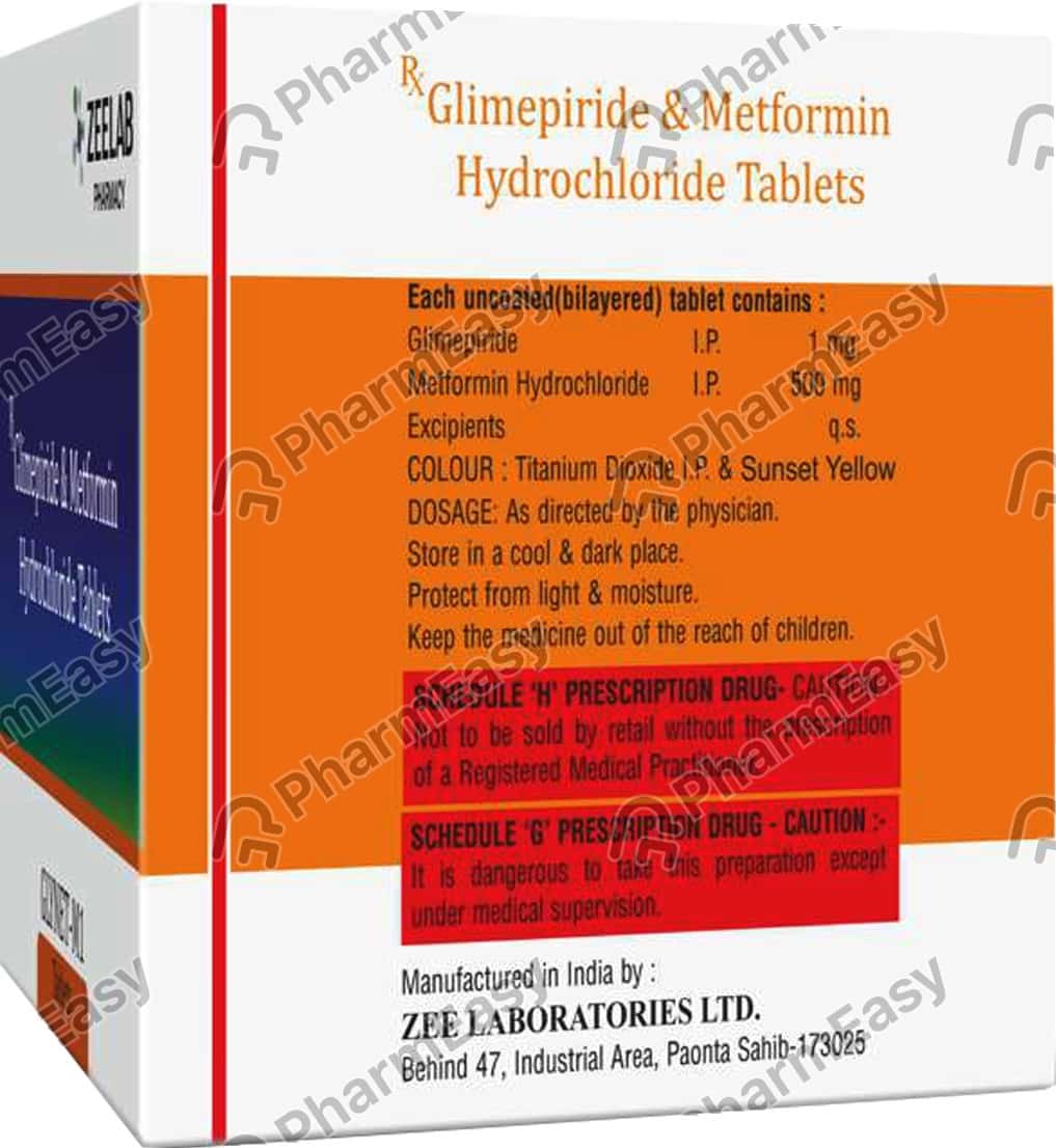 Glynet M 1mg Strip Of 10 Tablets: Uses, Side Effects, Price & Dosage ...