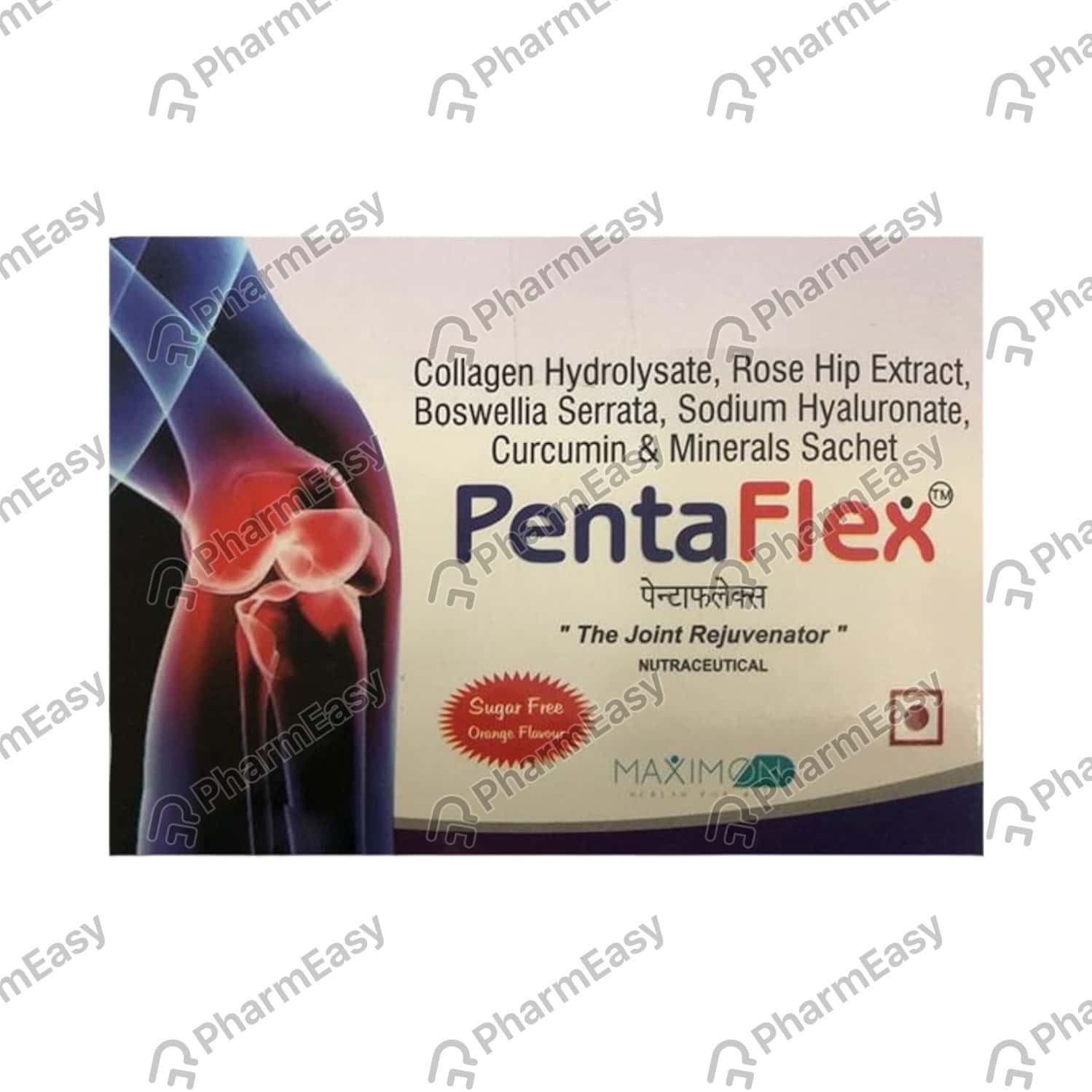 Buy Pentaflex Uc Orange Flavour Sugar Free Sachet Of 8gm Granules ...