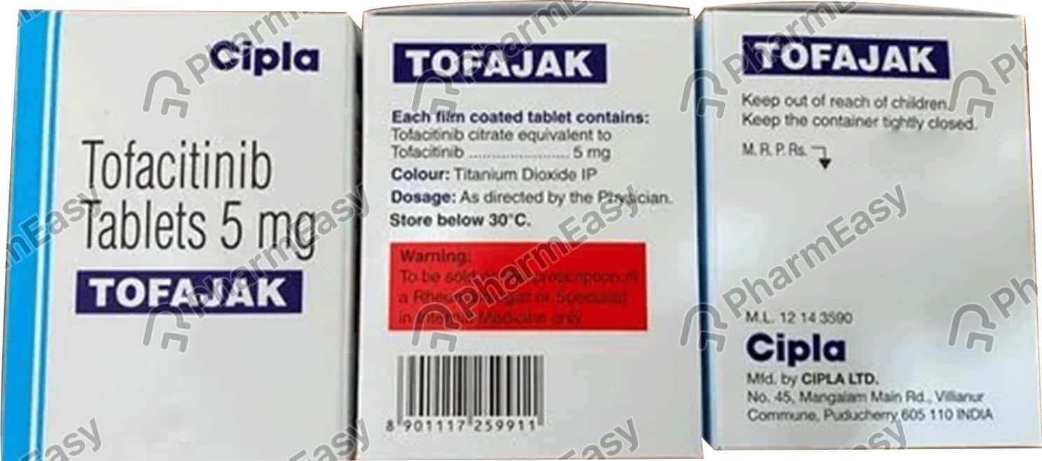 Tofajak 5 MG Tablet (60): Uses, Side Effects, Price & Dosage | PharmEasy