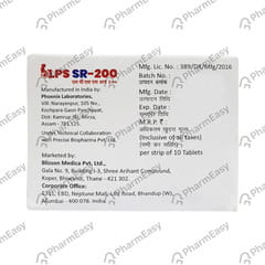 Lps 200 MG Tablet (10): Uses, Side Effects, Price & Dosage | PharmEasy
